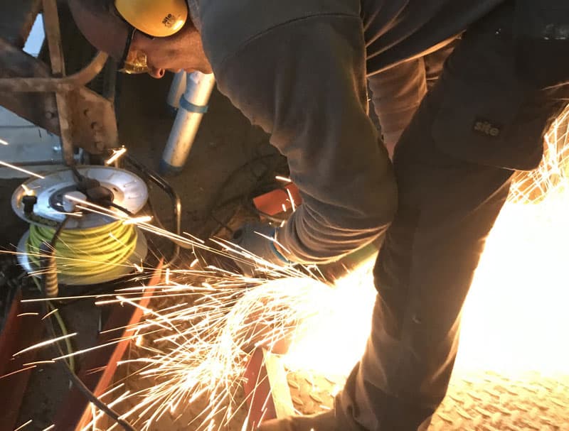 Welding Fire Escape - Gates Doctor